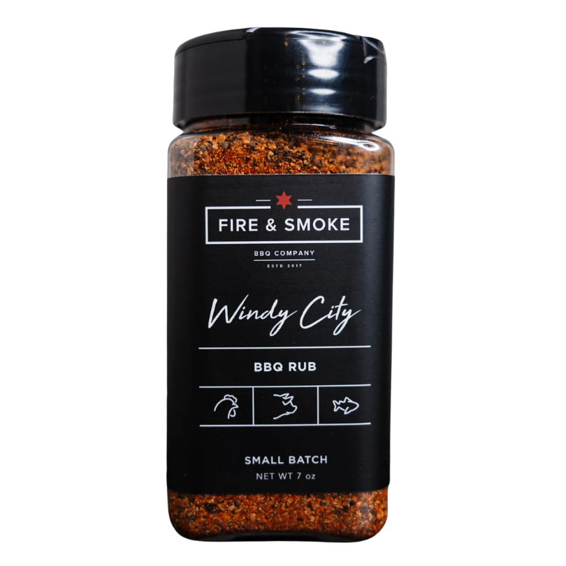 Fire & Smoke BBQ Company Windy City BBQ Rub – Whiskey Bent BBQ Supply